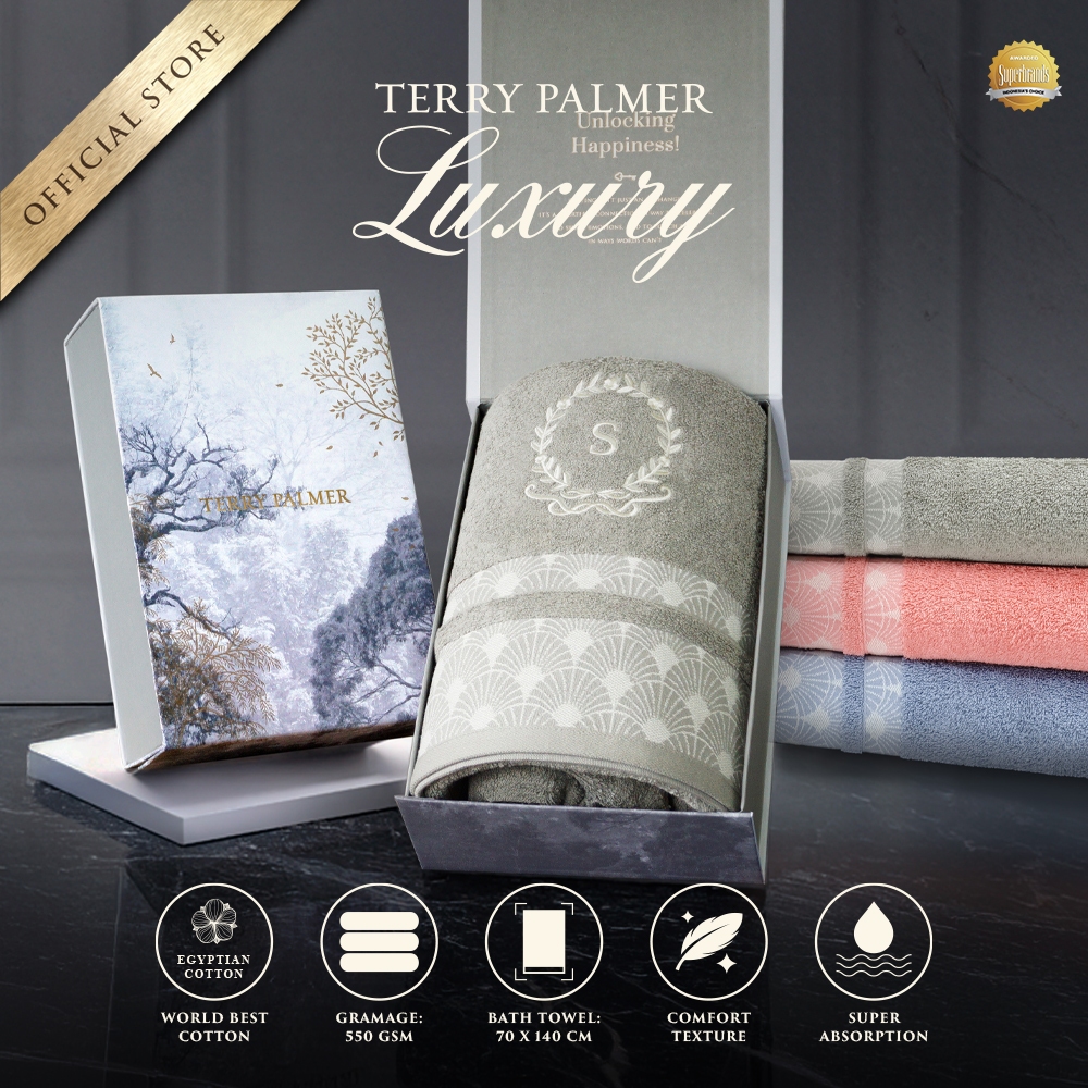 Jual Terry Palmer Luxury - Sheld (Handuk Single Set) / Handuk Seserahan ...
