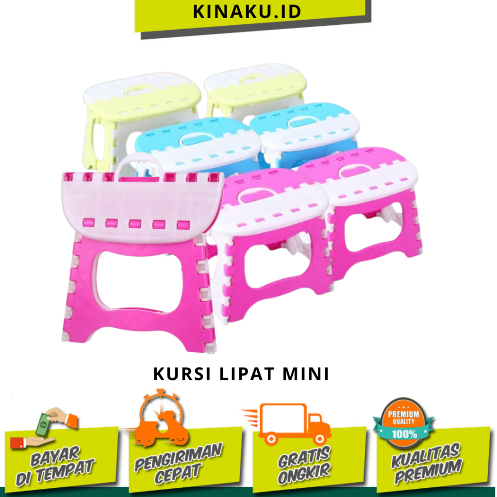 Jual Kursi Mini Bangku Kursi Lipat Plastik Lucu | Shopee Indonesia