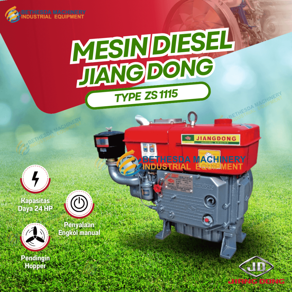 Jual Mesin Penggerak Diesel 24 HP - JIANG DONG ZS 1115 24hp Hopper 24 PK | Shopee Indonesia