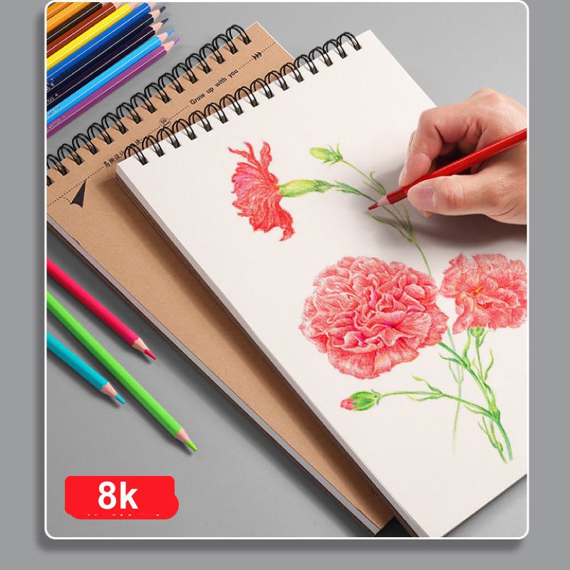 Jual AKUSA Sketchbook Buku Sketsa A4/8K Buku Gambar Sketsa Spiral ...