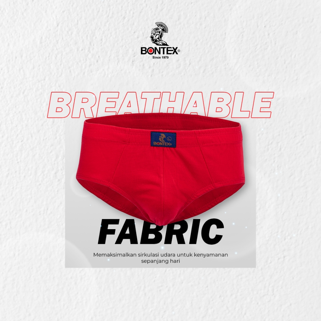 Jual BONTEX Brief Red Edition - Celana Dalam Pria - Bahan Katun ...