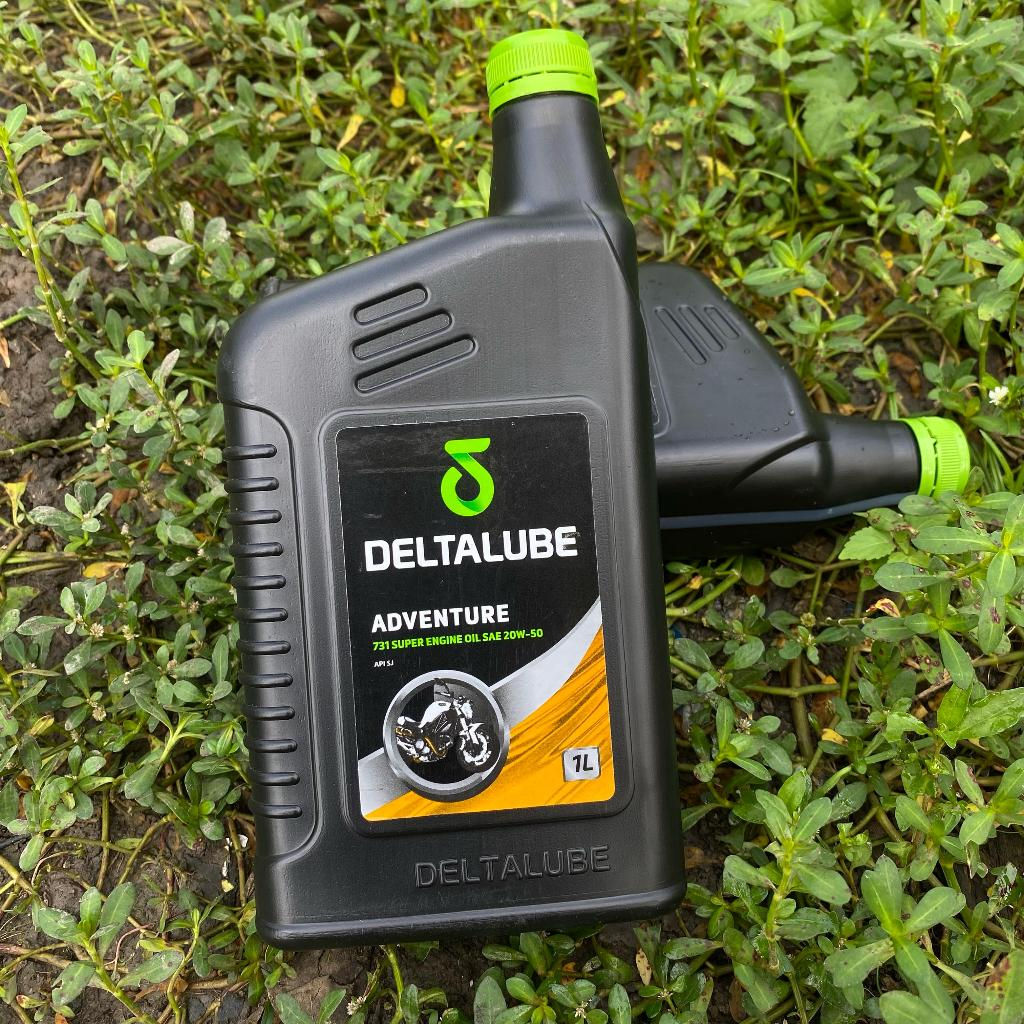 Jual DELTALUBE ADVENTURE 1Liter OIL SAE 20W-50 100% original | Shopee ...