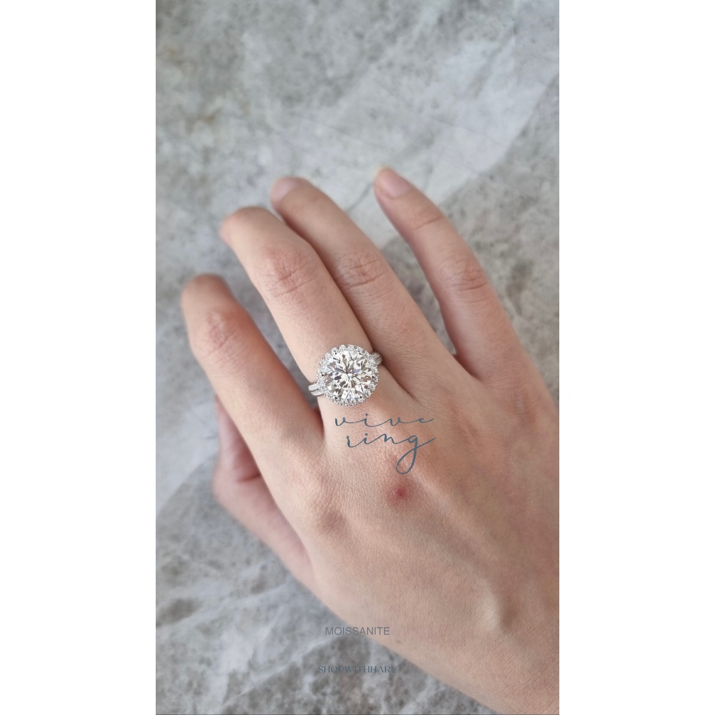 Jual Moissanite: Vive Ring (Ready Stock) | Shopee Indonesia