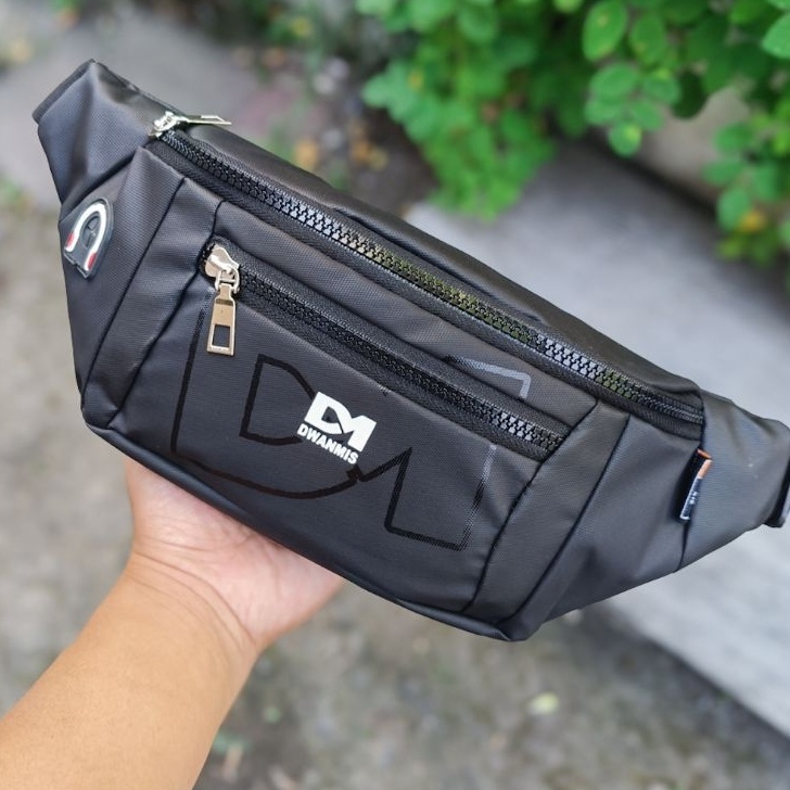 Jual Trendy PREMIUM Tas Waist Bag Pria Waterproof Tas Selempang ...