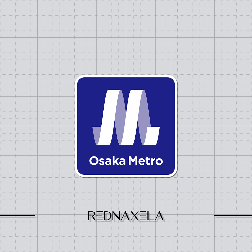 Jual Stiker Vinyl Osaka Metro Logo #2 Stiker Koper Travel Sticker ...