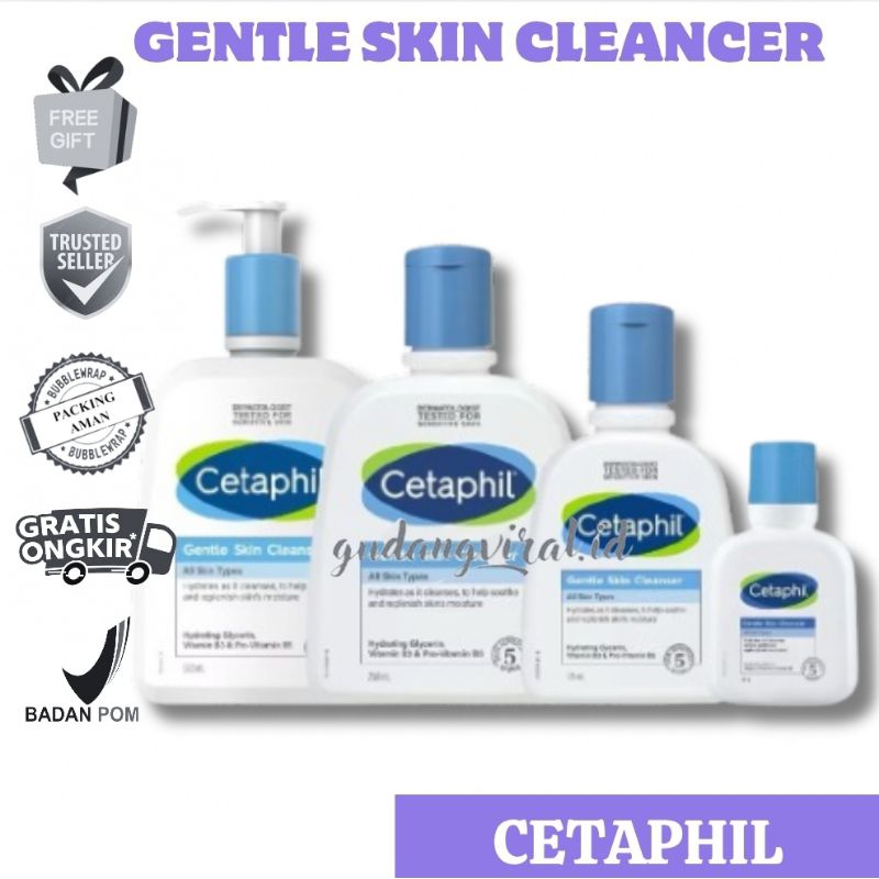 Jual -GV- CETAPHIL GENTLE SKIN CLEANSER 59ML FACIAL WASH CETAPHIL OILY ...