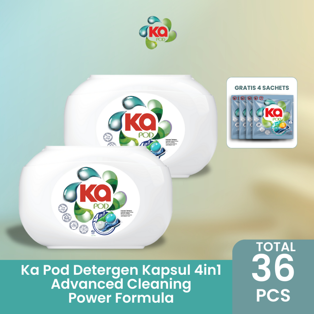 Jual Ka Pod 4in1 Detergen Kapsul - Advanced Cleaning Power Formula ...