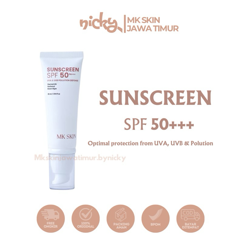 Jual MK SKIN - SUNSCREEN SPF 50 PA+++ | Shopee Indonesia