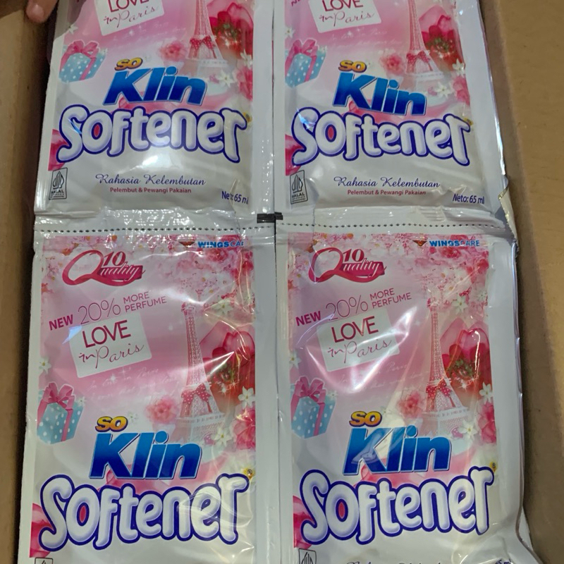 Jual Soklin softener 65ml ( 1 renceng/12pcs) | Shopee Indonesia