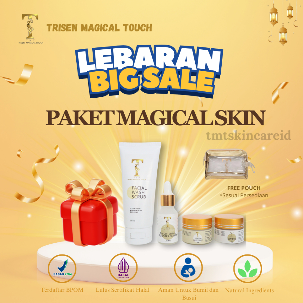 Jual PAKET MAGICAL SKIN TMT SKINCARE / TMTSKINCARE / TRISENT MAGICAL ...