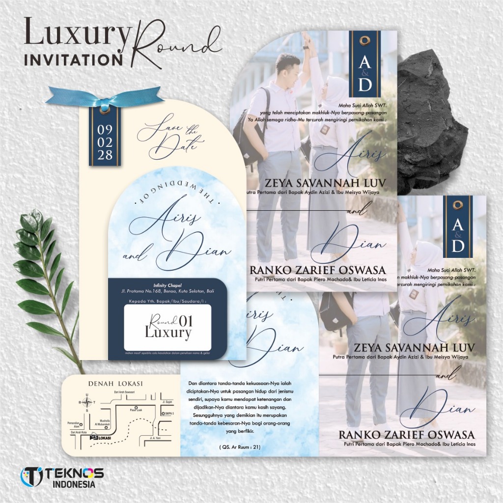 Jual UNDANGAN PERNIKAHAN AESTHETIC CUSTOM - UNDANGAN NIKAH FULL COLOUR ...