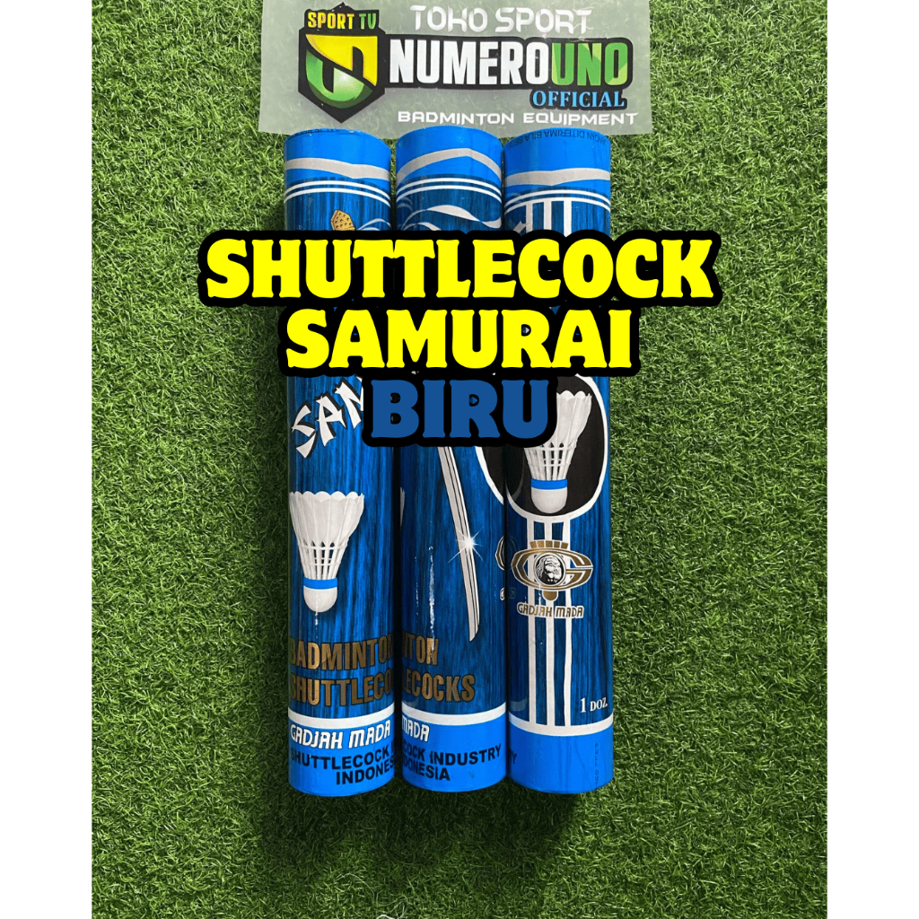 Jual SHUTTLECOCK SAMURAI BIRU ORIGINAL | Shopee Indonesia