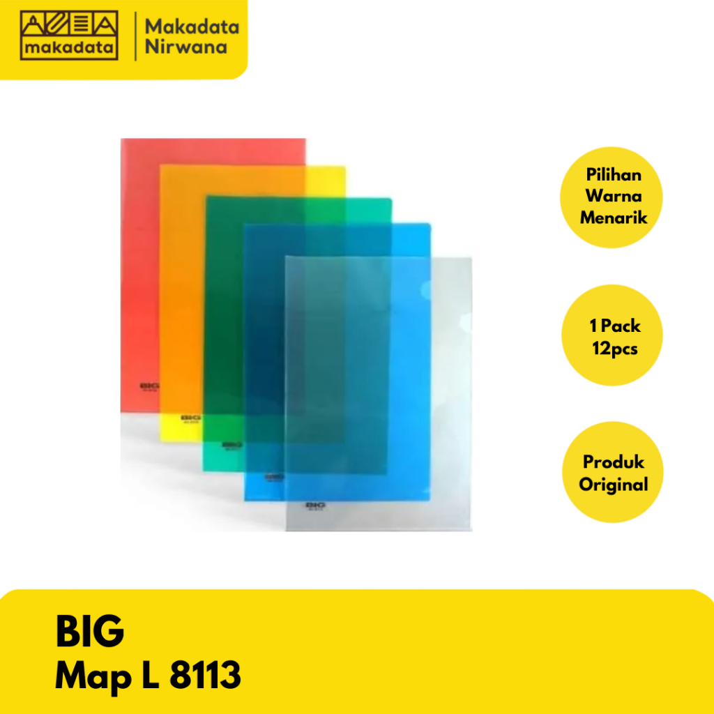 Jual BIG MAP L/MAP PLASTIK 8113 F4 (1 PACK) | Shopee Indonesia