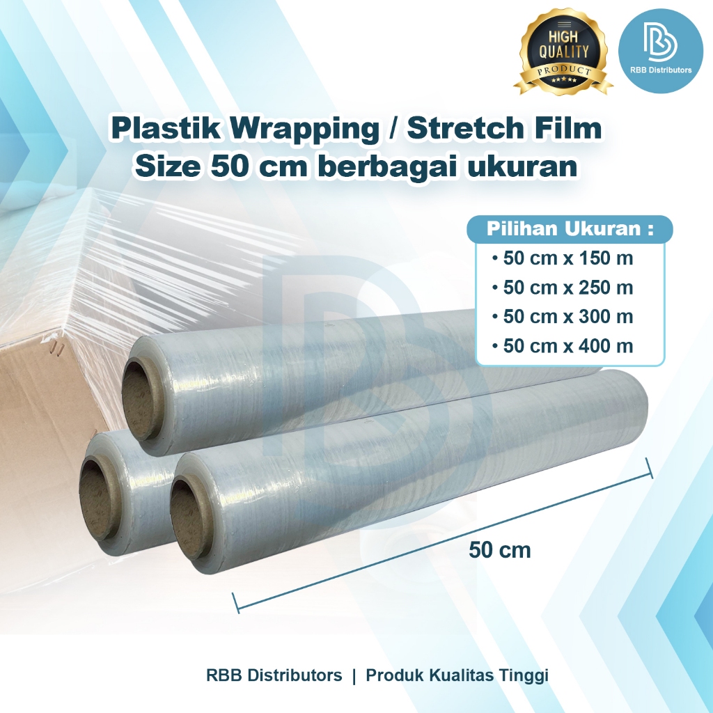 Jual Plastik Wrapping / Wrapping Plastic / Wrapping Stretch Film 50cm ...