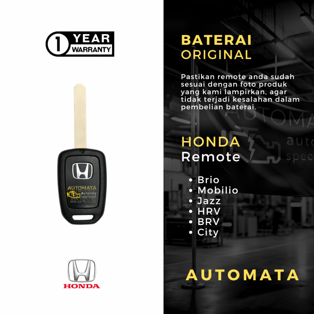 Jual Baterai Remote Kunci Mobil Honda Brio 2019 Original Panasonic ...