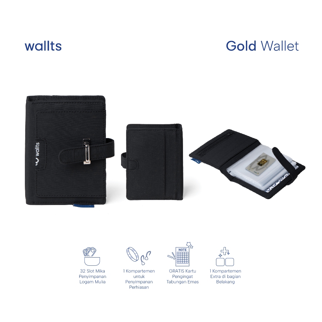 Jual Wallts Jill Dompet Album Emas Logam Mulia Antam UBS 32 Slot ...