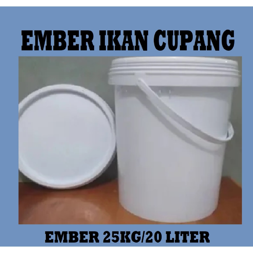 Jual Ember cat bekas 25kg dengan tutup/Ember plastik bekas murah ...