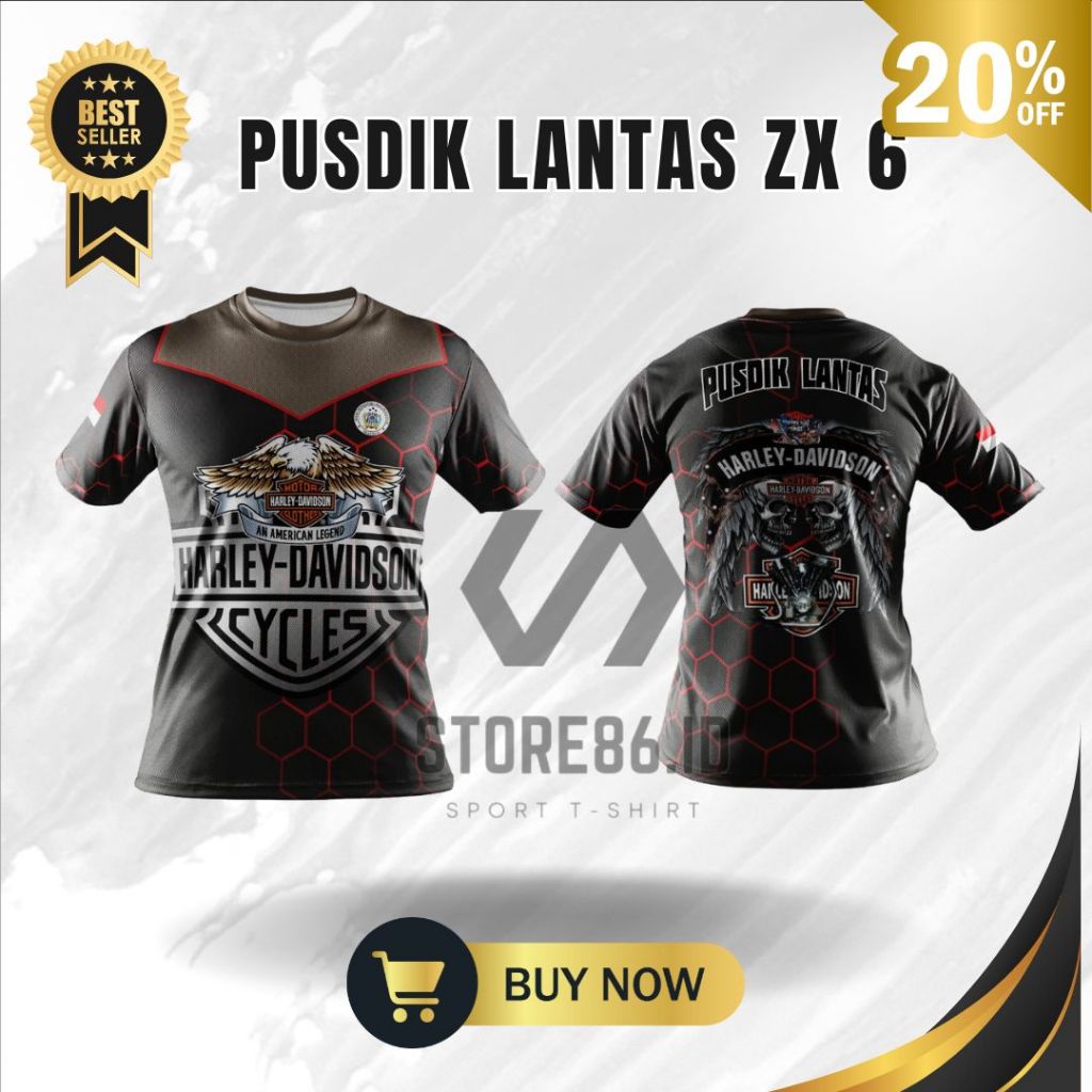 Jual JERSEY PUSDIK LANTAS 6 FULLPRINT SUBLIME / KAOS PUSDIK LANTAS ...