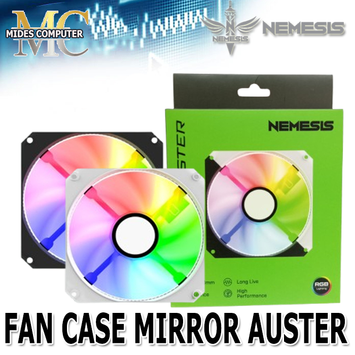 Jual Fan casing RGB Mirror NYK AUSTER Fan case Mirror 12CM | Shopee ...
