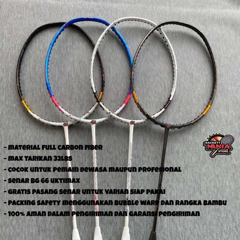 Jual raket badminton tectonic 7 32lbs | Shopee Indonesia