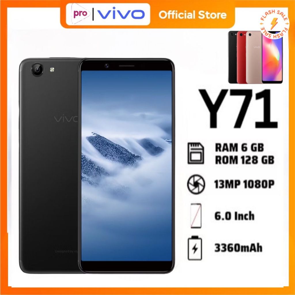 Jual VIVO Y71 RAM 6/128 6 INCH DUAL SIM ANDROID SMARTPHONE 100% FULSET,SEGEL DAN BERGARANSI ...