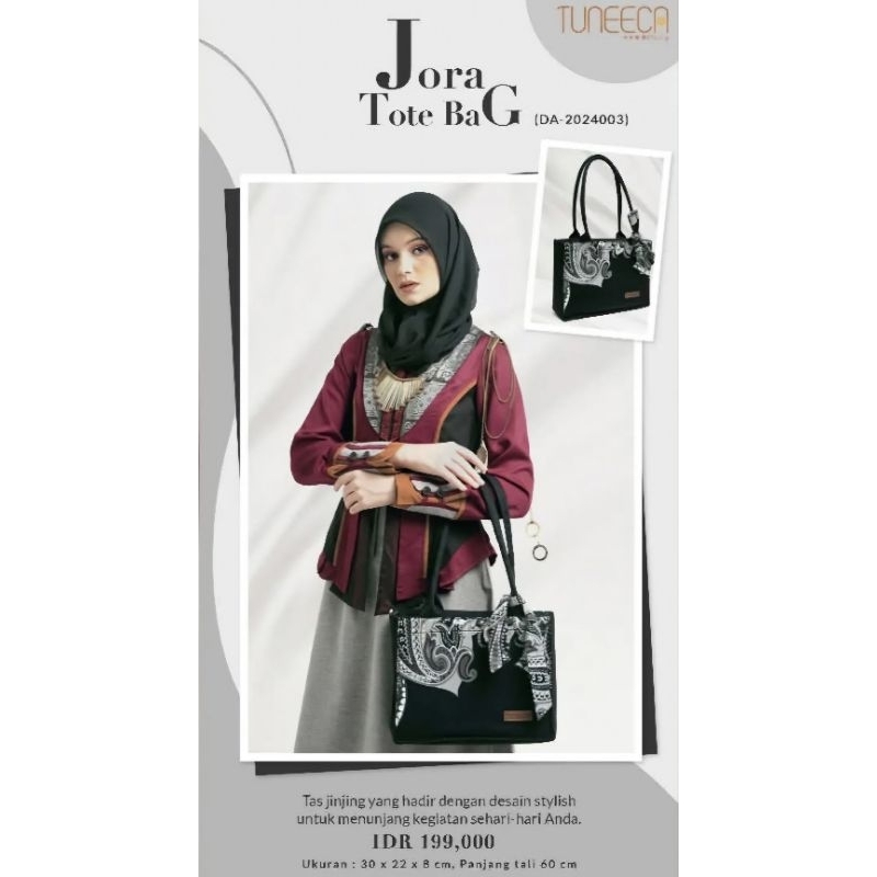 Jual SALE 60%, Jora Tote Bag by Tuneeca Daily, DA-2024003 | Shopee ...