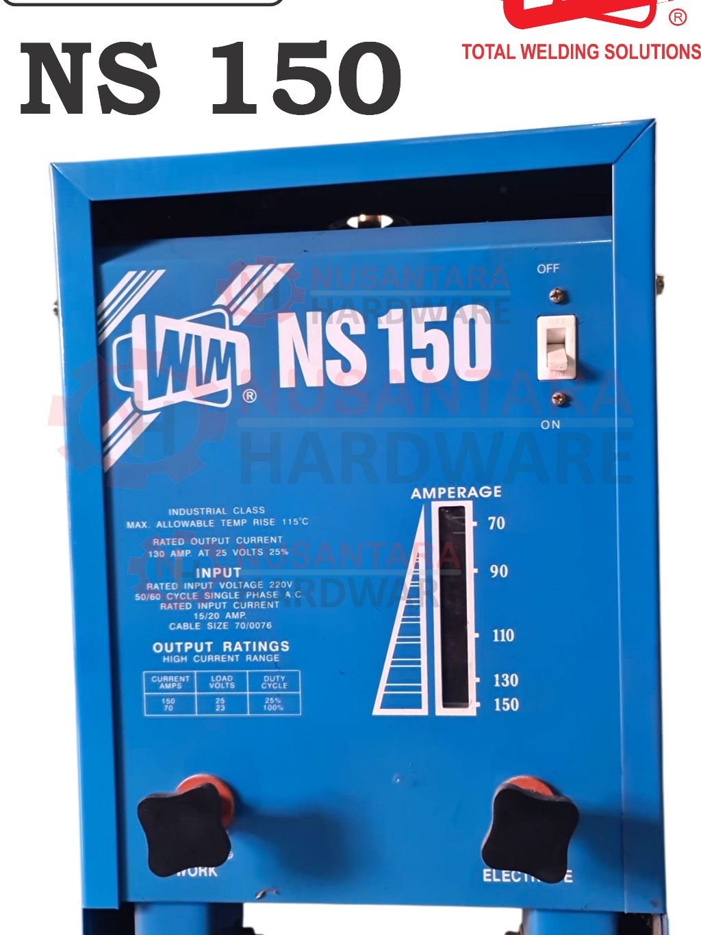 Jual ac arc welding wim ns 150, mesin las wim ns 150, travo las wim ns ...