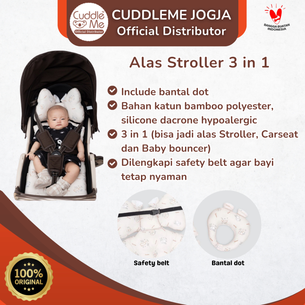 Jual Quokka Alas Stroler Set Quokka Baby Stroller Pad / Alas Duduk ...