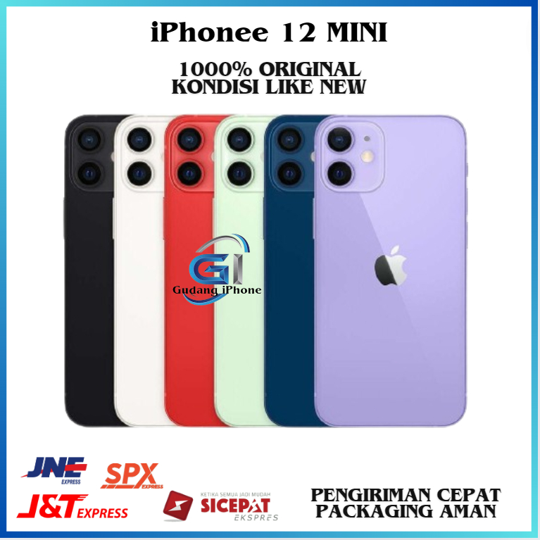 Jual PROMO IP 12 MINI 64GB 128GB 100% ORIGINAL SECOND APPLLEE EX INTER ...