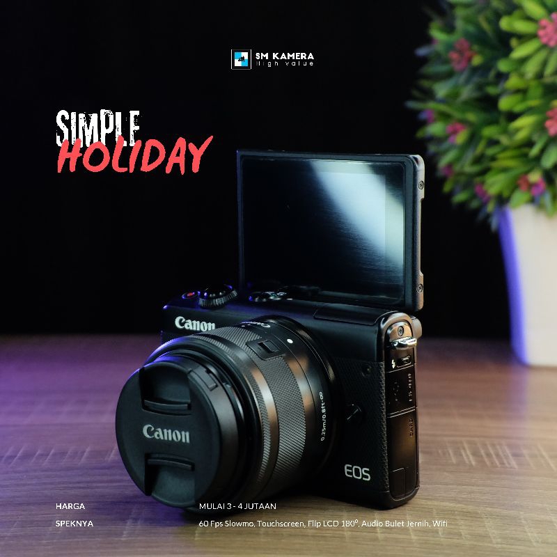 Jual Seri Muda! MIRRORLESS CANON M100 WIFI SERI MUDA 60 FPS | Shopee ...