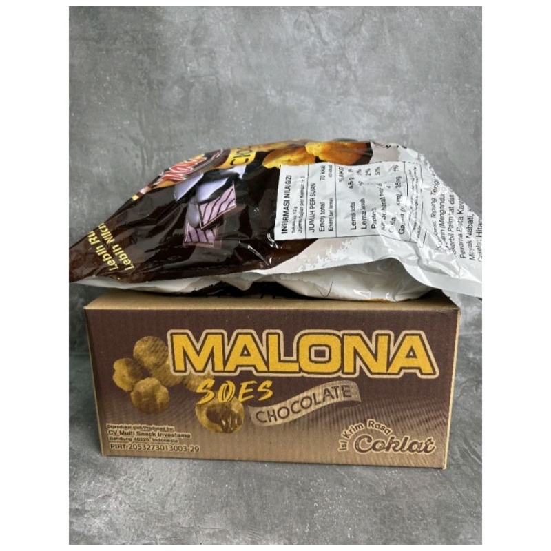 Jual MALONA KUE SOES KERING VIRAL COKLAT DAN STRAWBERRY KEMASAN 500GR | Shopee Indonesia