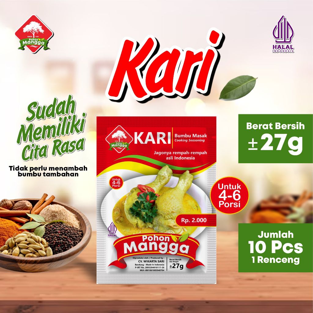 Jual Bumbu Kari Cap Pohon Mangga | Shopee Indonesia