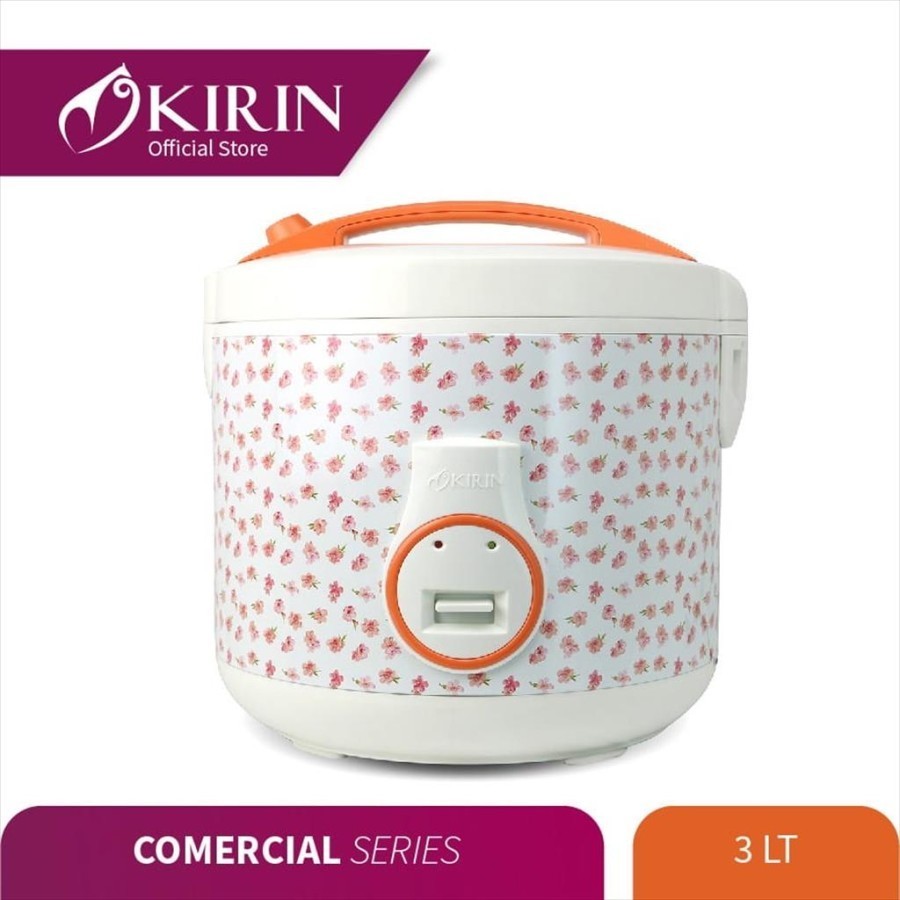 Jual Kirin Rice Cooker 3.0 Liter KRC - 188 NEW KRC188 - White / Magic Com 3 Liter Kirin | Shopee ...