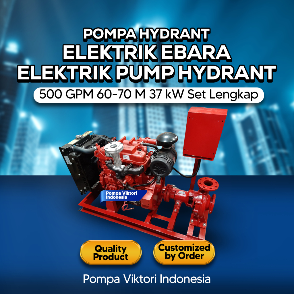Jual Pompa hydrant elektrik Ebara - Elektrik Pump Hydrant 500 GPM 60-70 ...