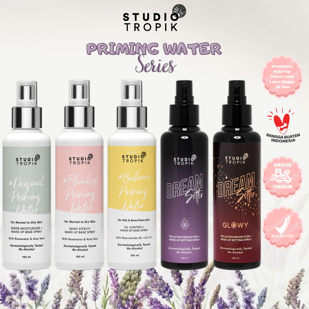Jual STUDIO TROPIK Priming Water Makeup Base Spray (Dream Setter/ Original/ Balance/ Flawless ...