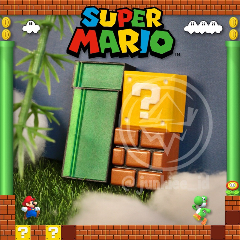 Jual Super mario artisan keycaps nintendo game mario lucky block ...