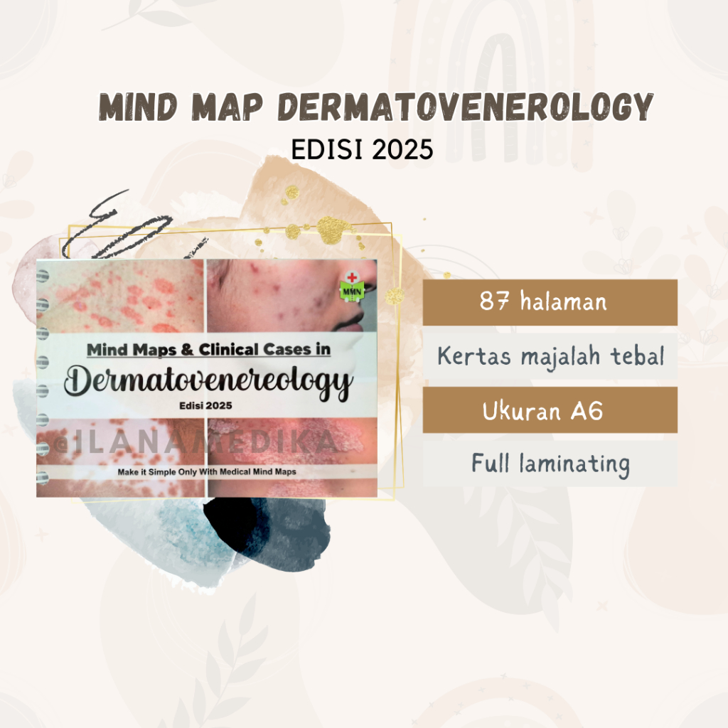 Jual Medical Mind Map Series Dermatovenerology Mindmap Kulit Buku saku kedokteran | Shopee Indonesia