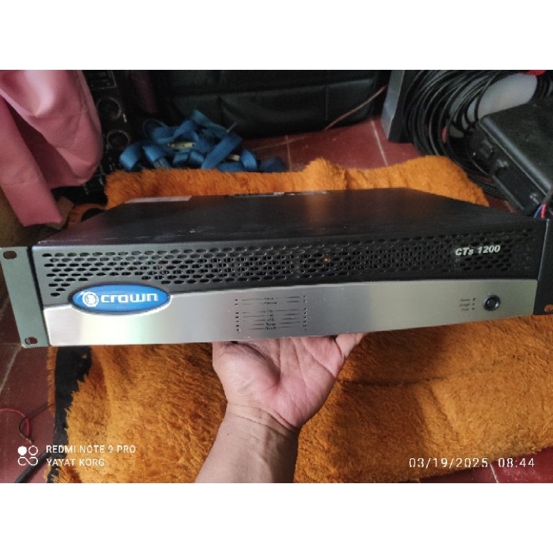 Jual Power amplifier crown cts 1200 cts1200 original made in usa ...