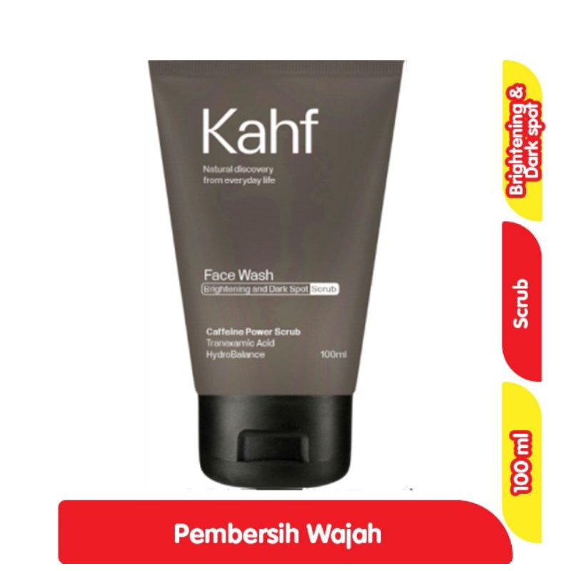Jual Kahf Face Wash Brightening & Dark Spot / Pembersih Wajah Scrub ...