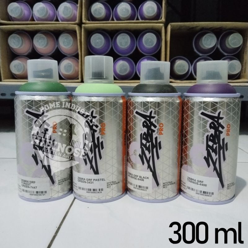 Jual ZEBRA PRO 300ML SPRAY PAINT / Cat semprot mural dan graffiti / Cat ...