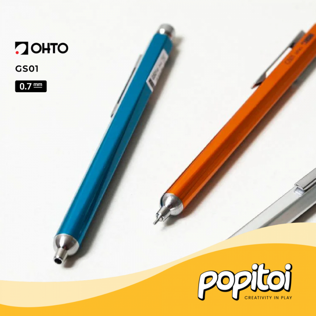Jual OHTO GS01 Needle Tip Metal Ballpoint Pen 0.7 mm Pulpen Bolpoin ...