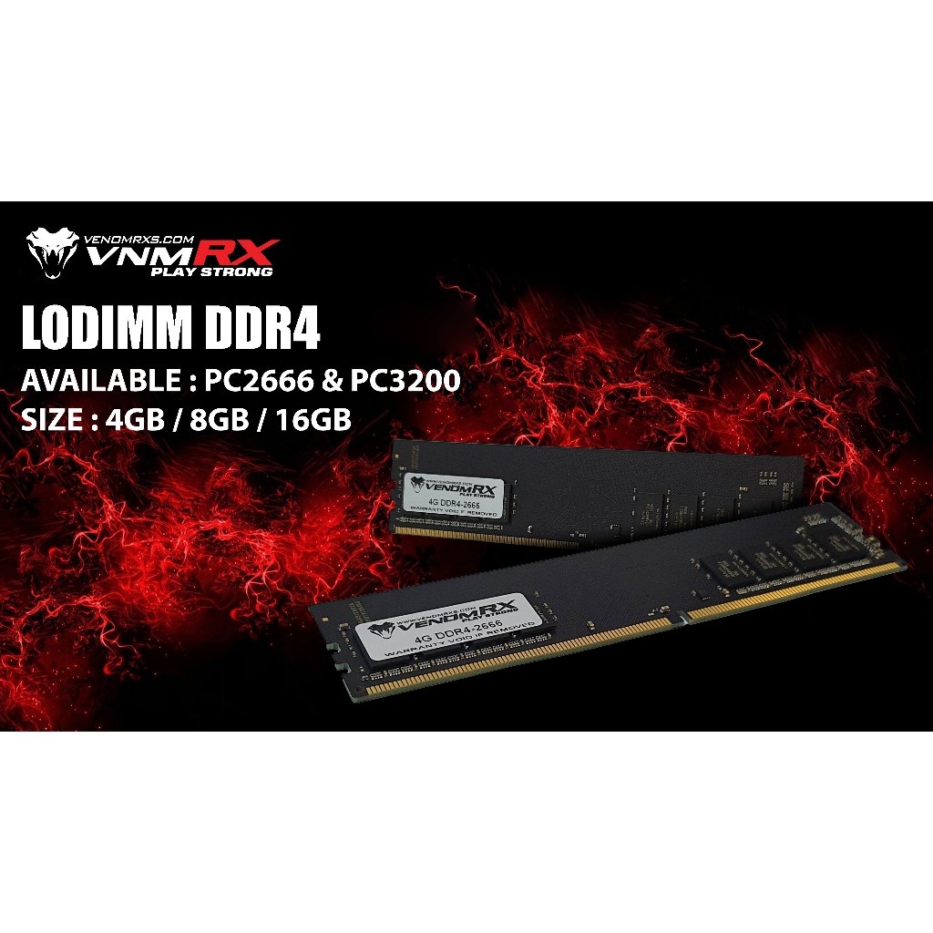 Jual Memory RAM DDR4 | Longdimm | VenomRX Venom-RX 16GB | PC4 PC21300 ...