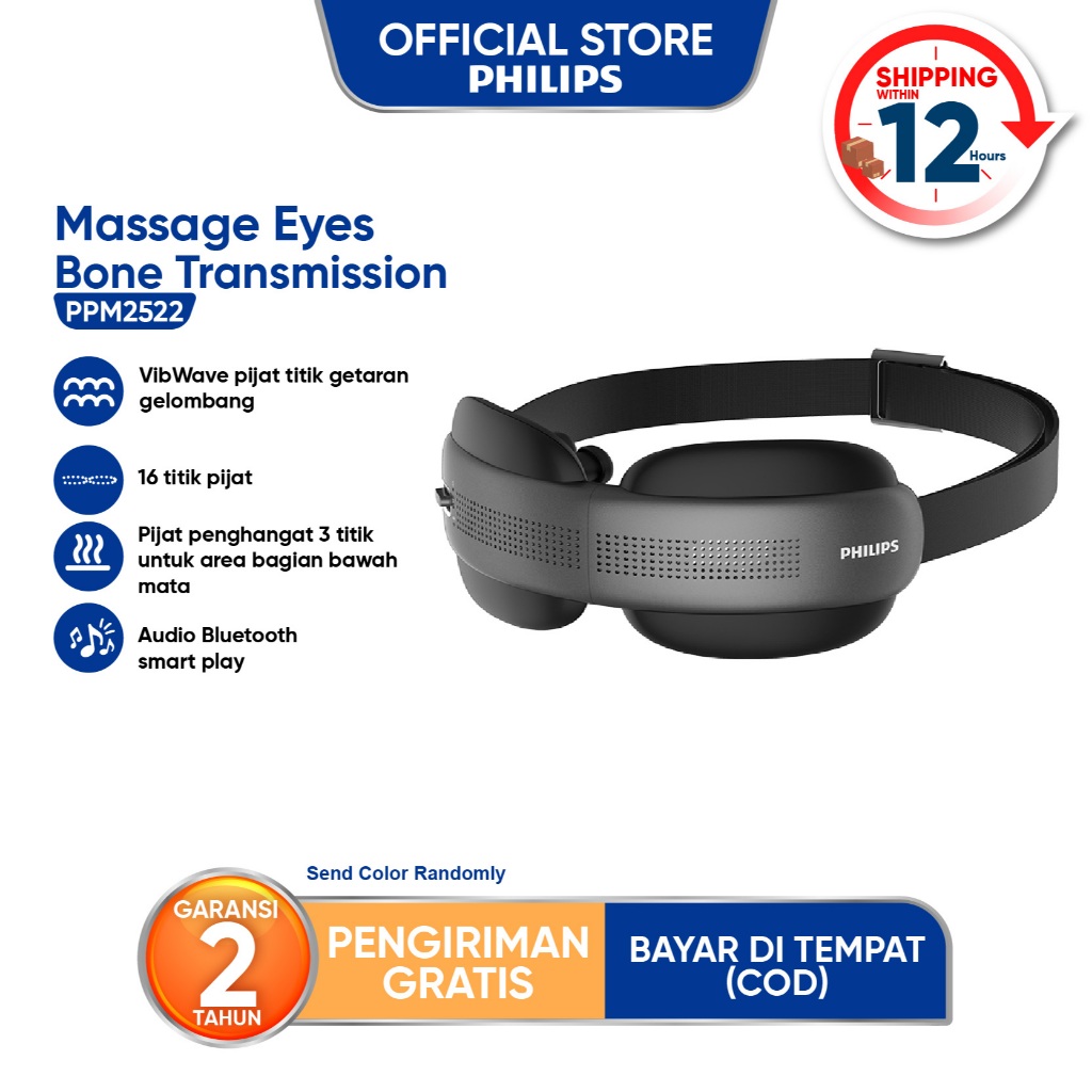 Jual Philips Massager PPM2522 Pijat Eye Three temperature/Not squeeze ...