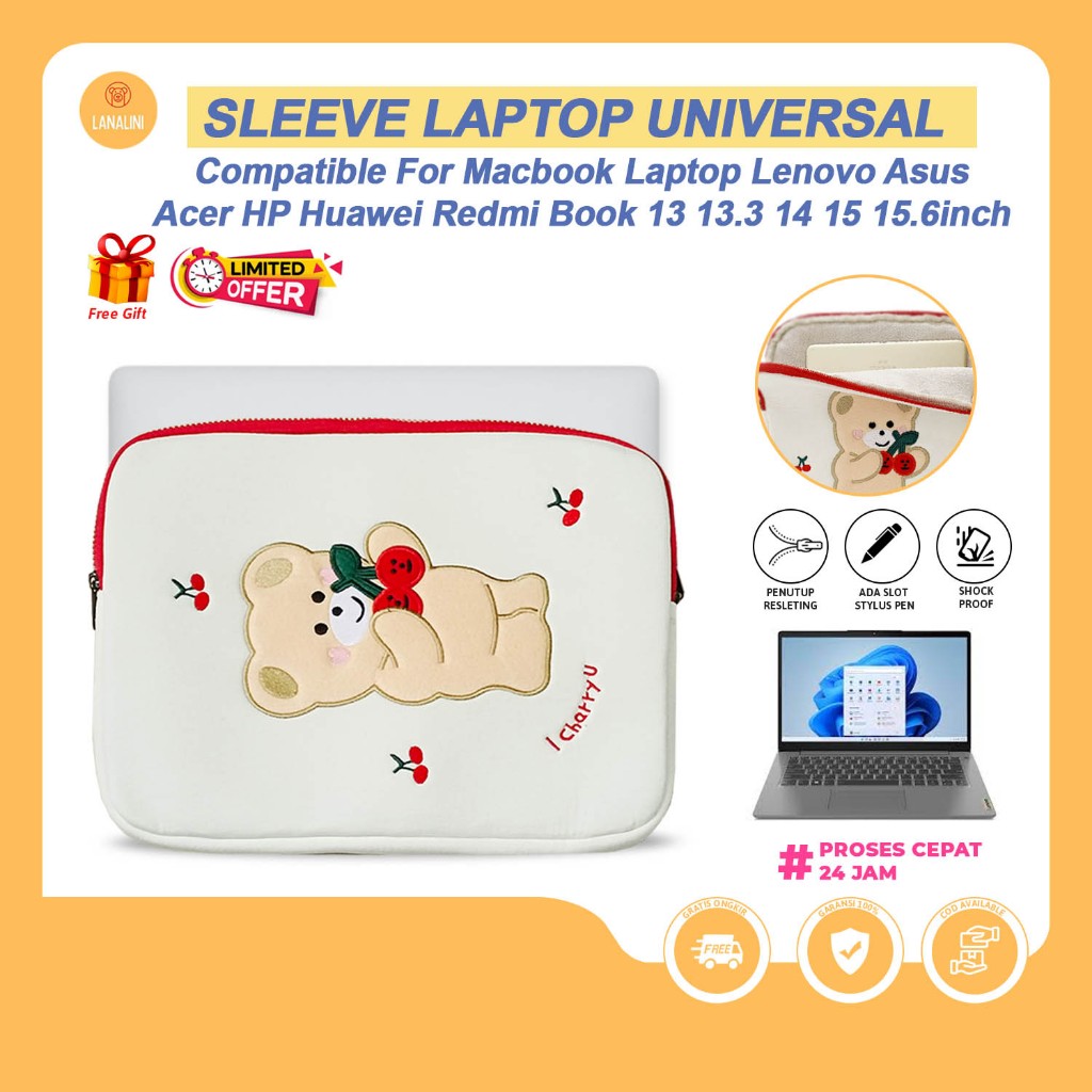 Jual Tas Laptop Sleeve Pouch Huawei MateBook X Pro D14 D 14 14s D16 ...