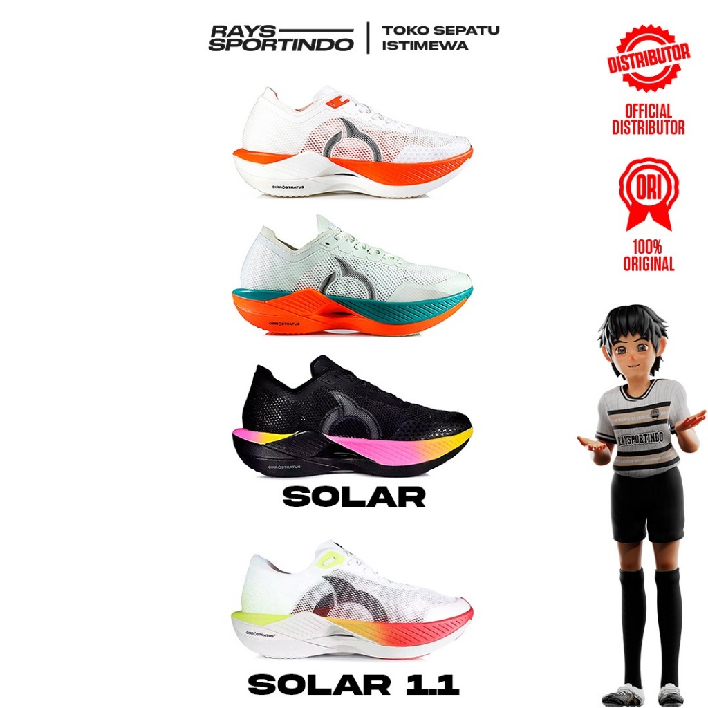 Jual SEPATU LARI ORTUSEIGHT SOLAR ORIGINAL | Shopee Indonesia