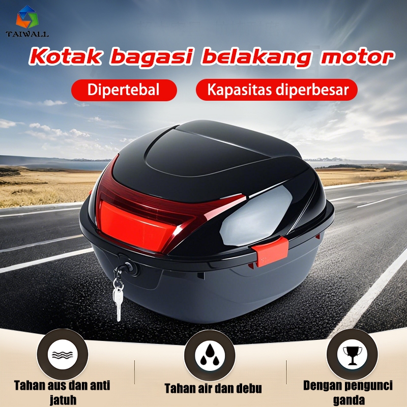 Jual TAIWALL Rear Box Motor/Kotak bagasi tahan air dan anti benturan ...