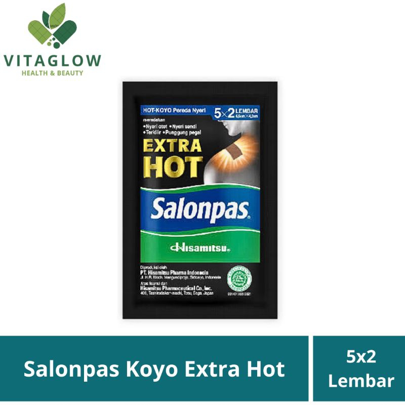 Jual Salonpas Koyo Extra Hot Hitam 10 Lembar | Shopee Indonesia