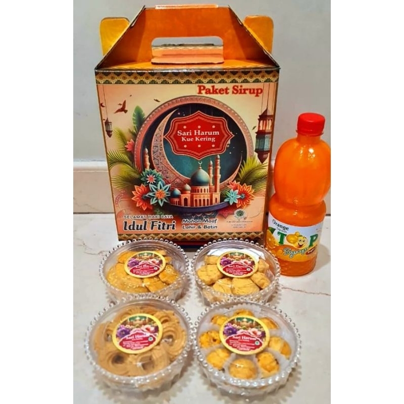 Jual OVINA PAKET SIRUP 4+1 / SARI HARUM PAKET SIRUP 4+1 HAMPERS LEBARAN ...