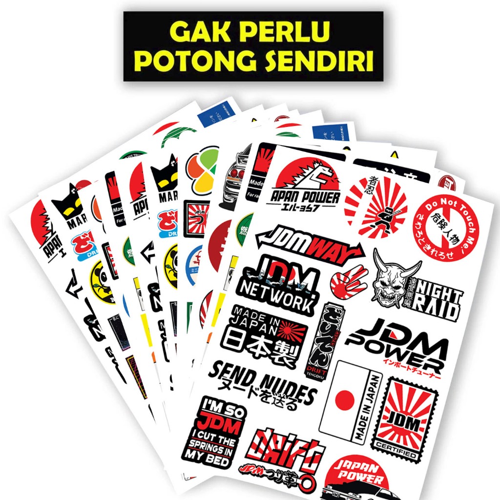 Jual Stiker Mobil, Stiker JDM, Sticker JDM, Stiker Mobil JDM, Japanese ...