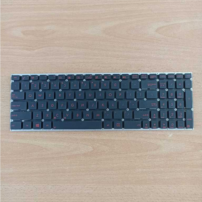 Jual Keyboard Laptop Asus FX50 / X550 (Font Merah) | Shopee Indonesia
